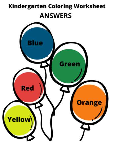 Coloring Balloon Worksheets | WorksheetsGO