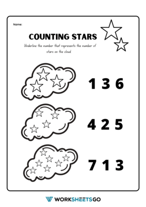 Counting Stars Worksheets | WorksheetsGO