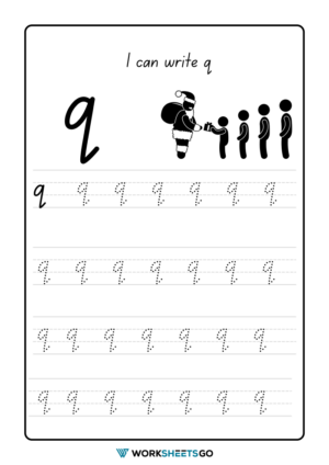 Lower Case Q Worksheets | WorksheetsGO