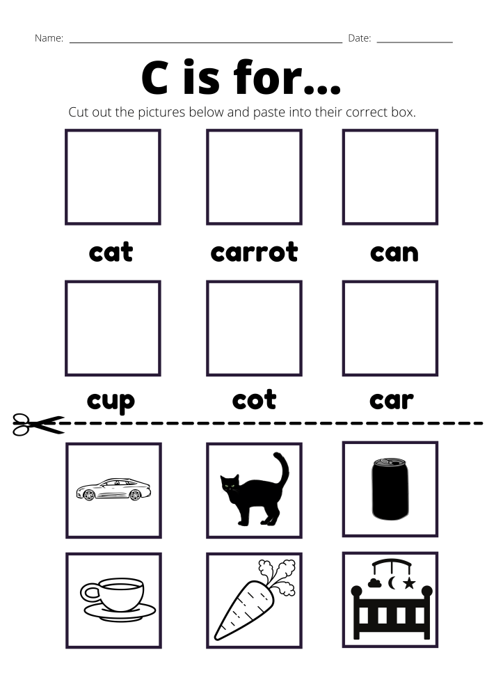 Pictures That Starts With C Worksheets WorksheetsGO Pictures That Starts With C Worksheets WorksheetsGO
