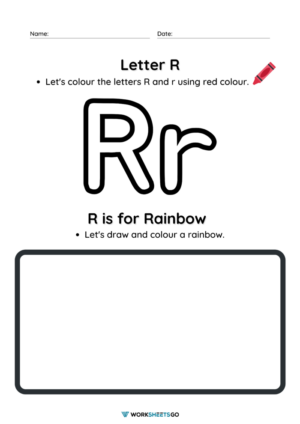 Letter R Recognition Worksheets | WorksheetsGO