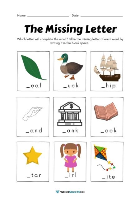 4 Letter Words For Kindergarten Worksheets Worksheets GO