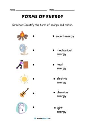 Kinetic And Potential Energy Worksheets | WorksheetsGO