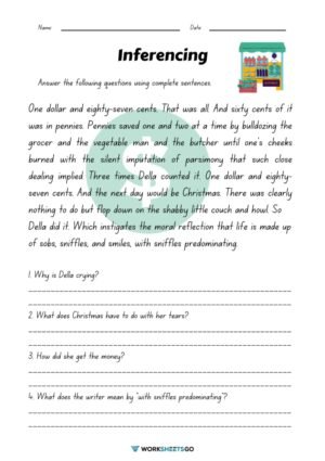Inferencing Worksheets | WorksheetsGO