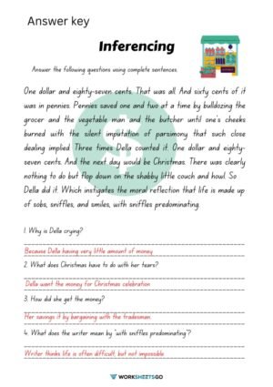 Inferencing Worksheets | WorksheetsGO