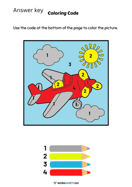 Color Code Worksheets | WorksheetsGO