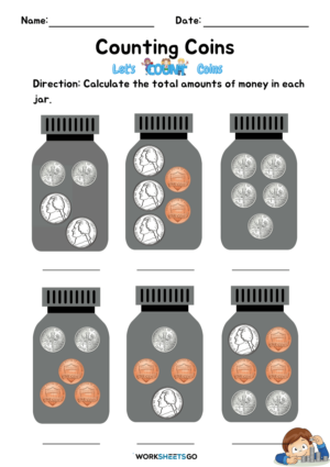 Counting Coins Worksheets | WorksheetsGO