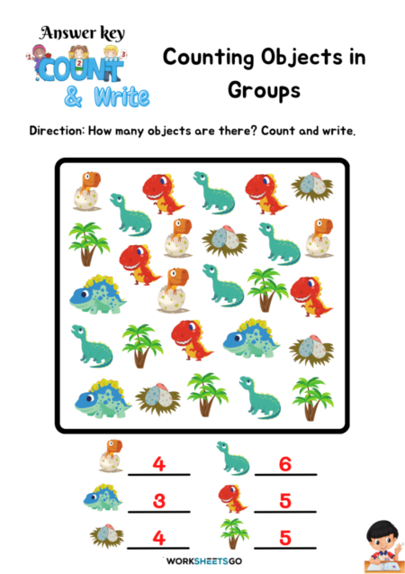 Counting Objects In Groups Worksheets | WorksheetsGO