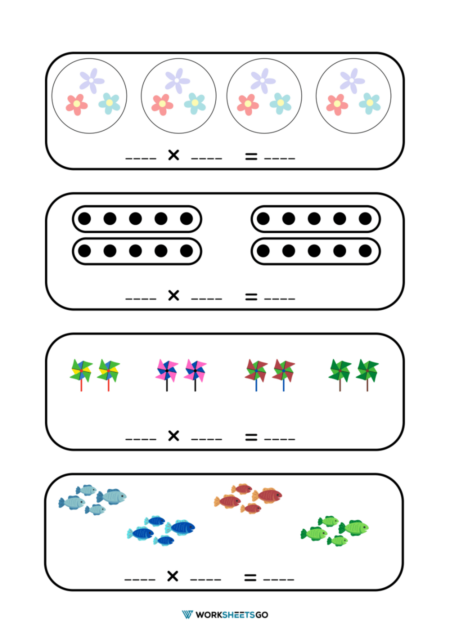 Equal Groups Multiplication Worksheets | WorksheetsGO