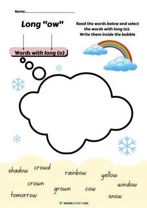 Long OW Worksheets | WorksheetsGO