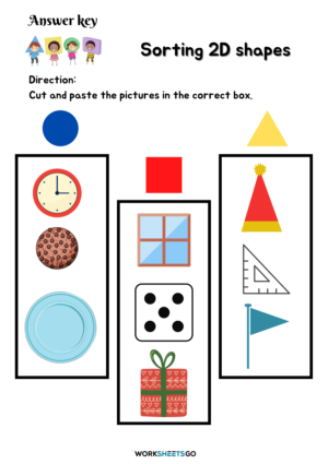 Sorting 2D Shapes Worksheets | WorksheetsGO
