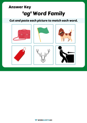 AG Word Family Worksheets | WorksheetsGO