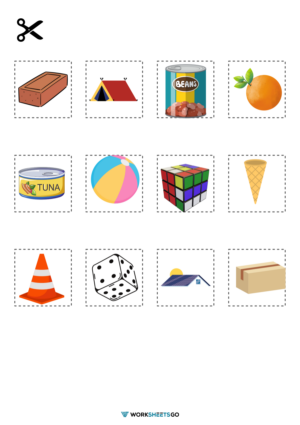 3D Shapes Sorting Worksheets | WorksheetsGO