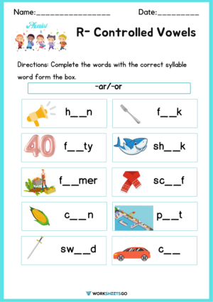 Printable 3rd Grade Phonics Worksheets | WorksheetsGO