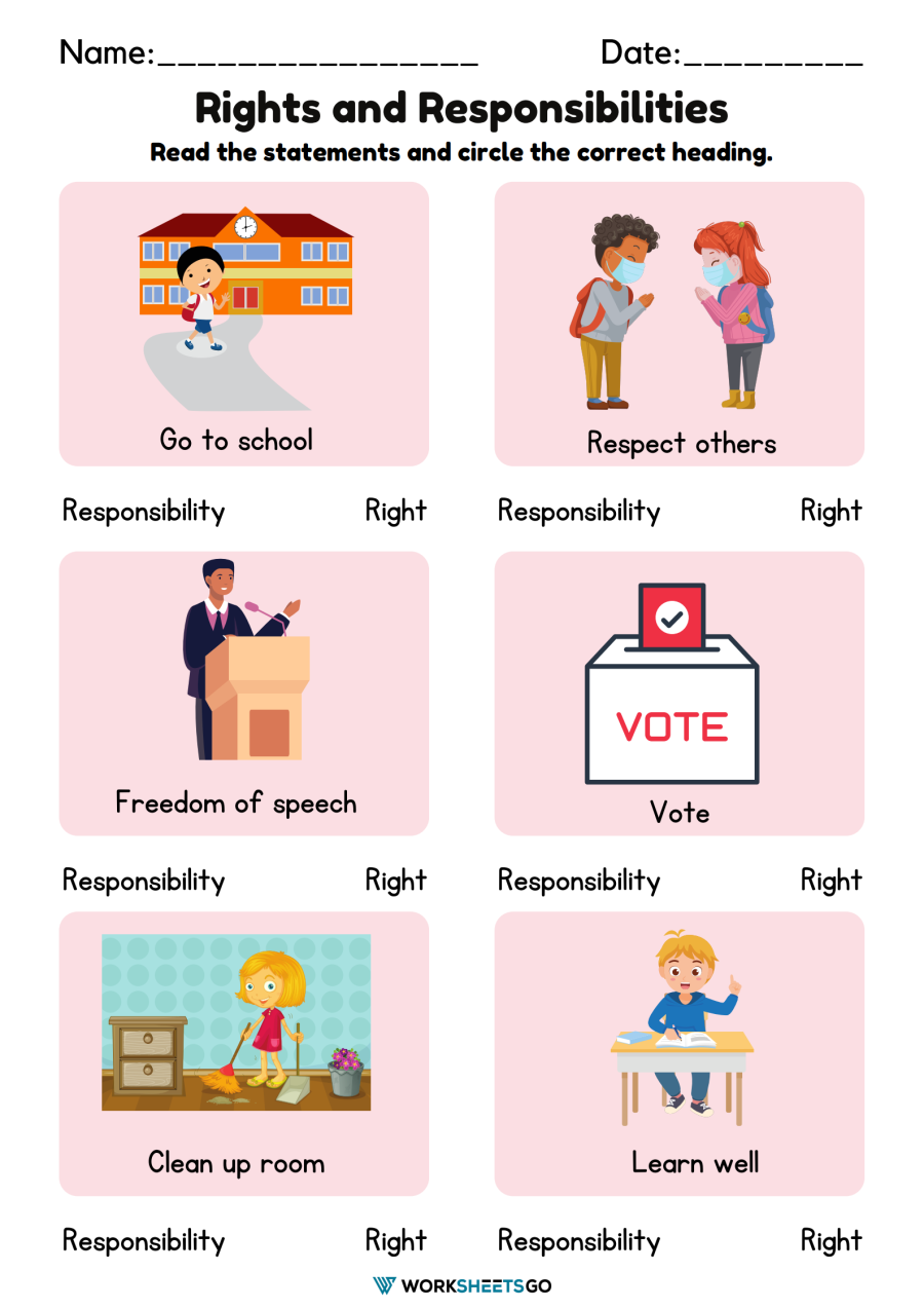 Rights And Responsibilities