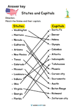 States And Capitals Worksheets | WorksheetsGO