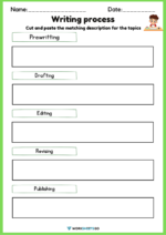 Writing Process Worksheets | WorksheetsGO