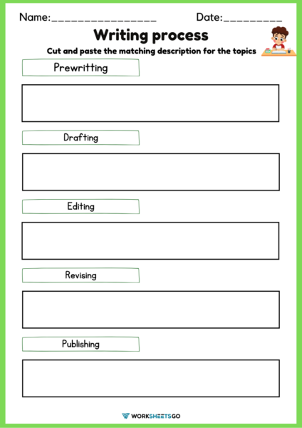 Worksheets For The 8 Step Writing Process