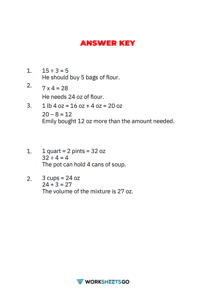Mass And Volume Worksheets | WorksheetsGO