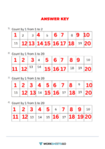 Missing Number 1 20 Worksheets | WorksheetsGO