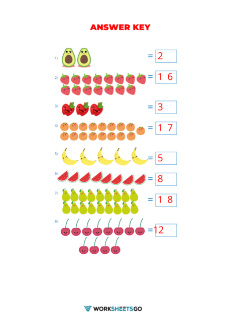 Numbers 1 20 Worksheets | WorksheetsGO