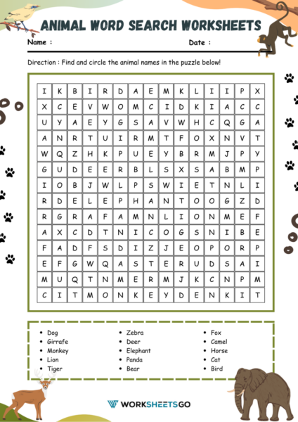 Animal Adaptations Worksheets | WorksheetsGO