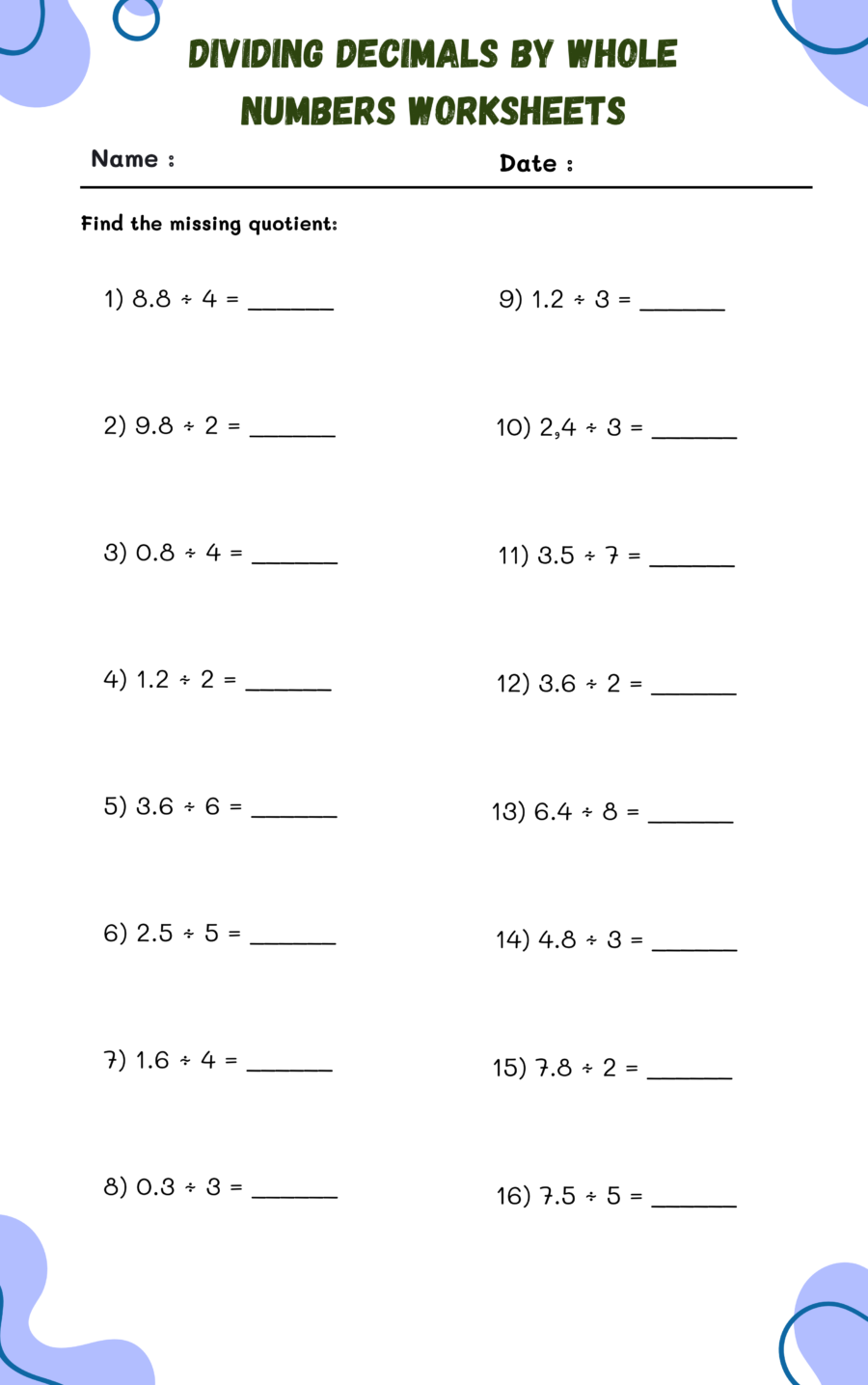 dividing-decimals-by-whole-numbers-worksheets-worksheetsgo