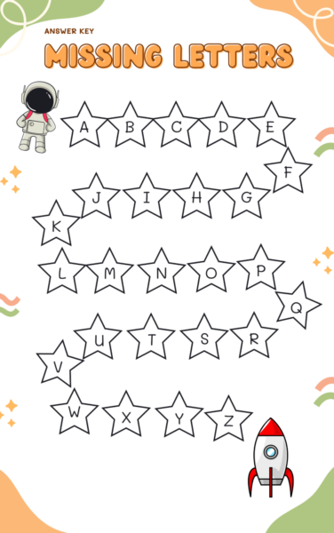 Missing Letters Worksheets | WorksheetsGO