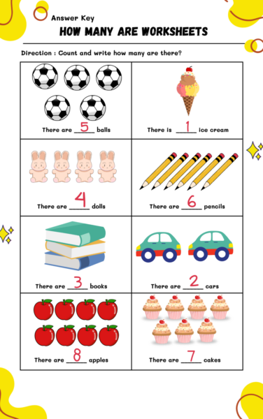 How Many Are Worksheets | WorksheetsGO