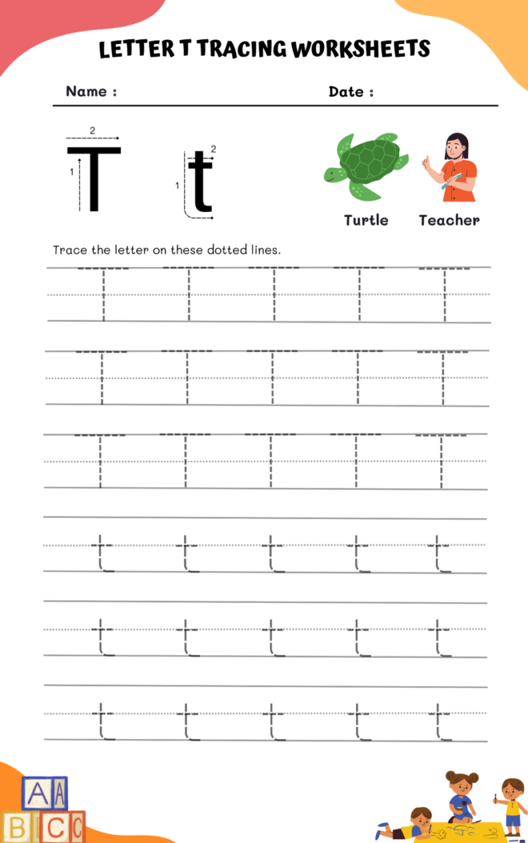 Letter T Tracing Worksheets | WorksheetsGO