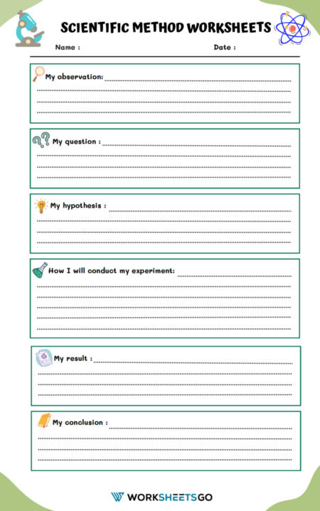 Scientific Method Worksheets | WorksheetsGO