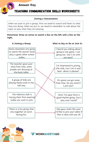 Teaching Communication Skills Worksheets | WorksheetsGO