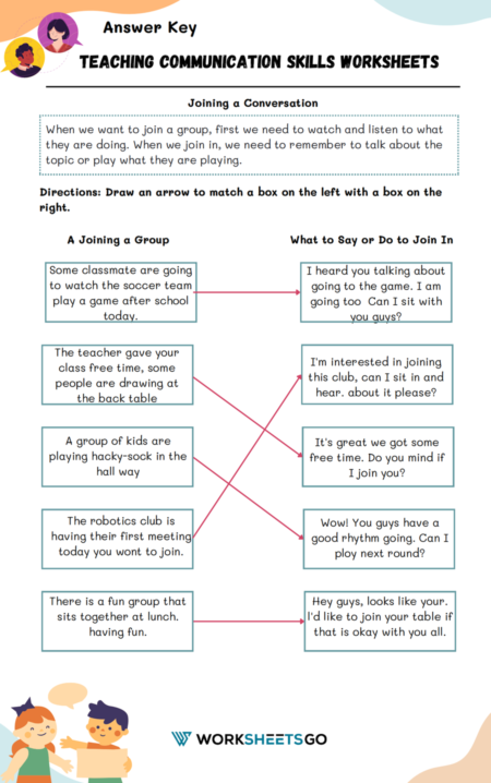 Teaching Communication Skills Worksheets | WorksheetsGO Teaching Communication Skills Worksheets | WorksheetsGO