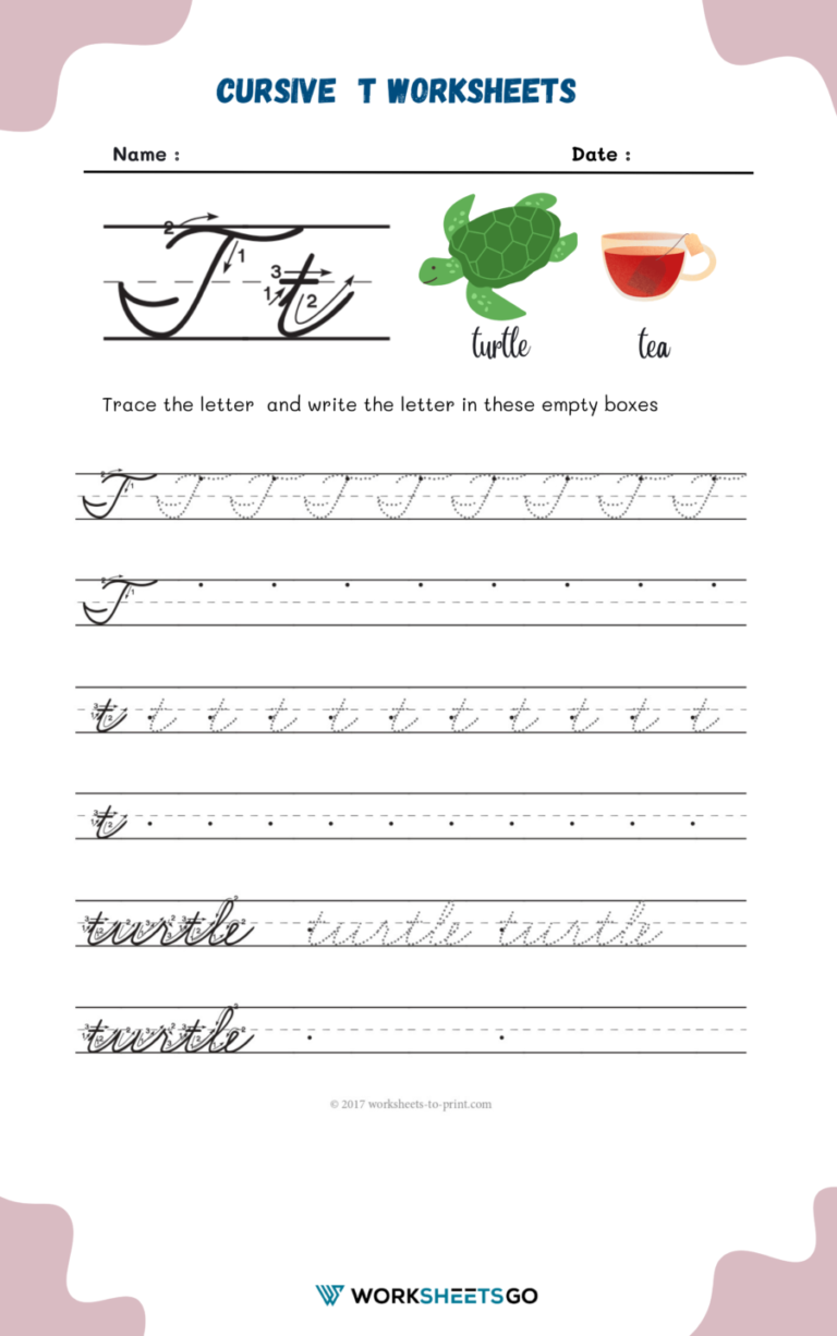 Cursive V Worksheets | WorksheetsGO