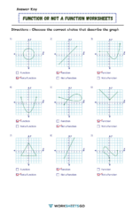Function Or Not A Function Worksheets | WorksheetsGO
