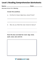 Level L Reading Comprehension Worksheets | WorksheetsGO