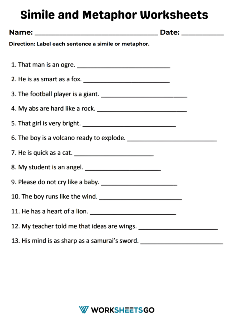 Printable 10th Grade Worksheets | WorksheetsGO