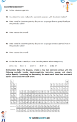 Periodic Trends Worksheets | WorksheetsGO