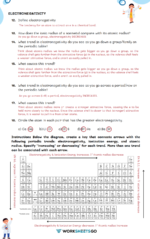Periodic Trends Worksheets | WorksheetsGO