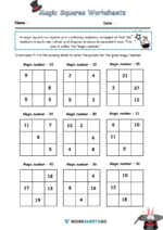 Magic Squares Worksheets | WorksheetsGO