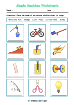 Simple Machines Worksheets | WorksheetsGO
