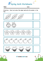 Spring Math Worksheets | WorksheetsGO