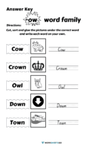 OW And OU Worksheets | WorksheetsGO